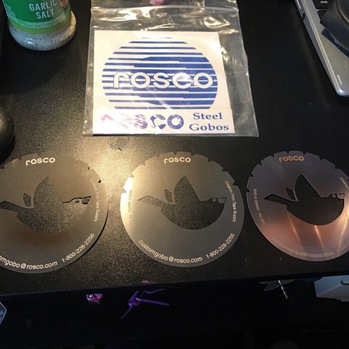 3 BIRD ROSCO STEEL GOBOS | eBay