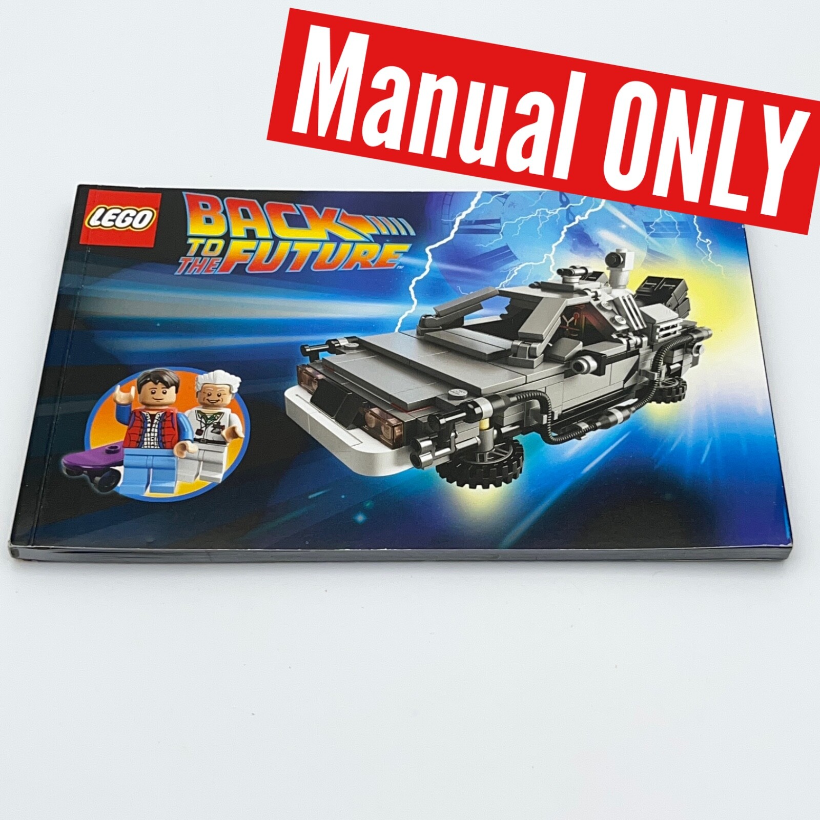 LEGO 21103 Back to the Future DeLorean Time Machine MANUAL ONLY ...