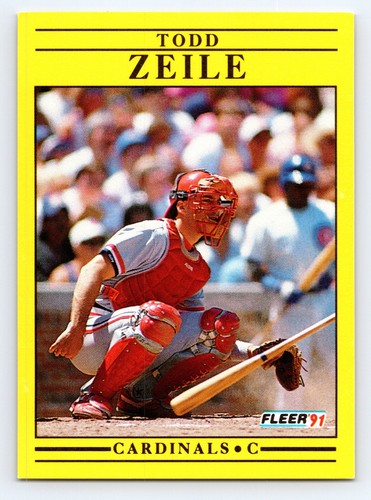 1991 Fleer #654b Todd Zeile St. Louis Cardinals | eBay