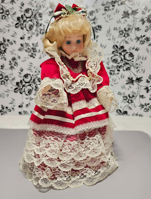 Noelle Christmas Eve Collection Heritage House Musical 12" DOLL | eBay