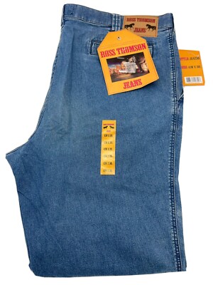 Ross Thomson Denim Jeans Faded Blue Distressed Straight NWT Men's 44 W x 32* | eBay