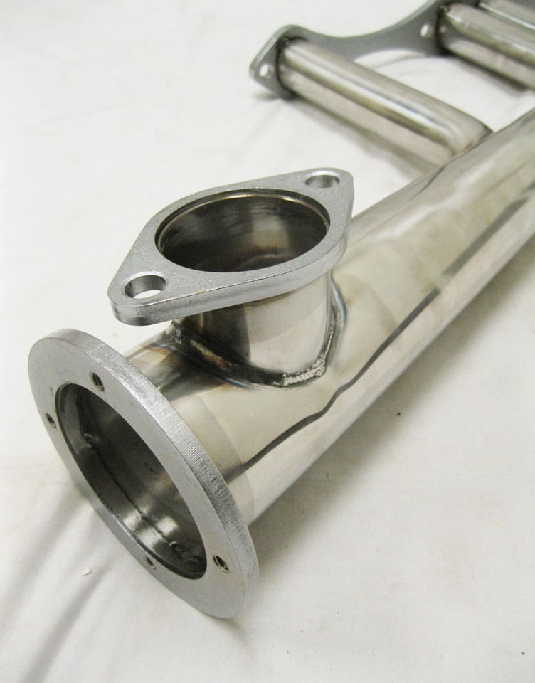 SBC Chevy Lake Style Lakester Street Rat Rod Headers Stainless 1 5/8 ...