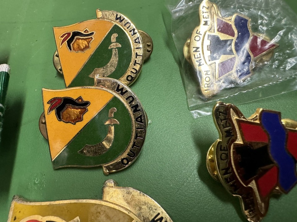 Vintage Military Ribbons, Pins And Badges | eBay