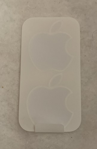 2 x Apple Logo Sticker Decal for iPhone ipod imac Replacement OEM ...