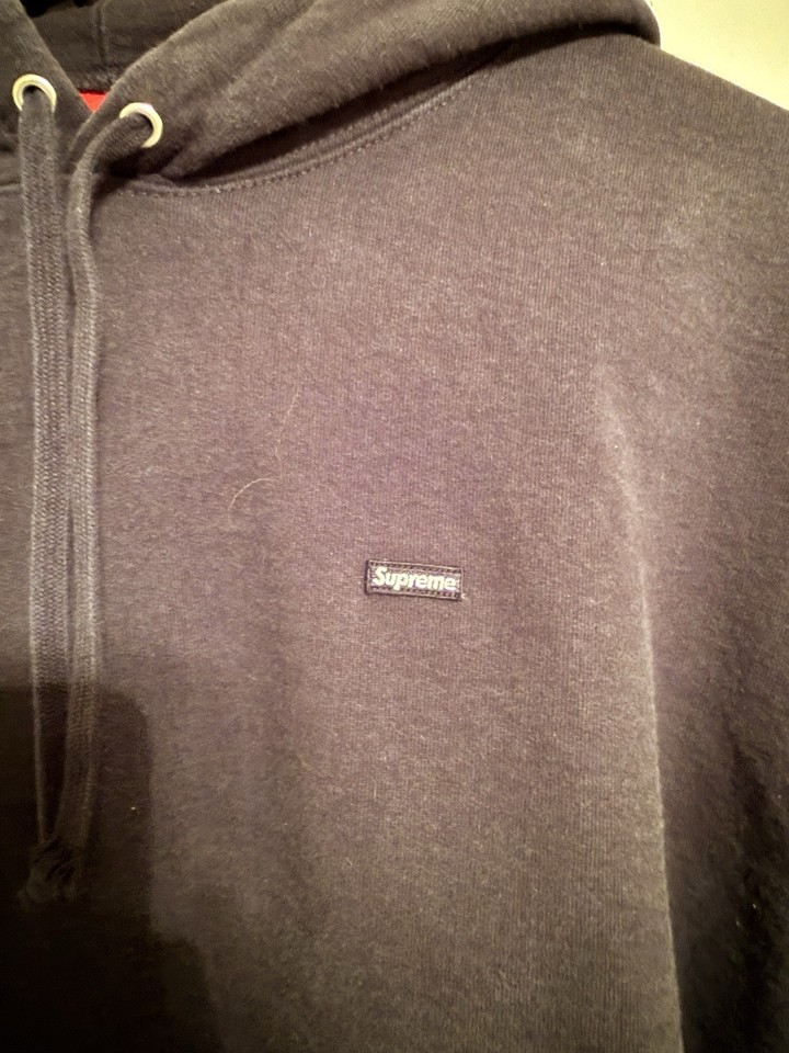 Authentic Black Small Box Logo Supreme hoodie XL | eBay