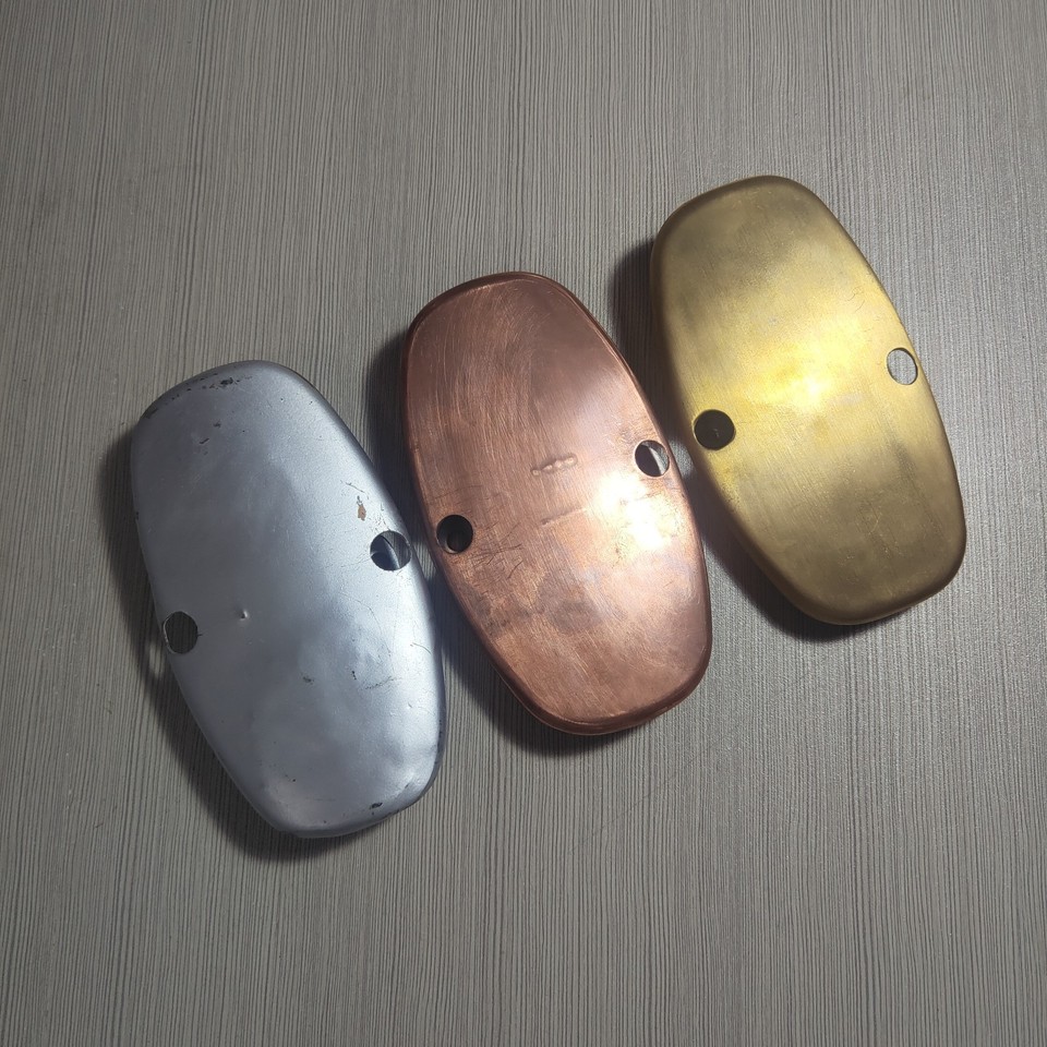 Copper Exhaust Boot Guard Heat Shield for for Harley Knucklehead ...