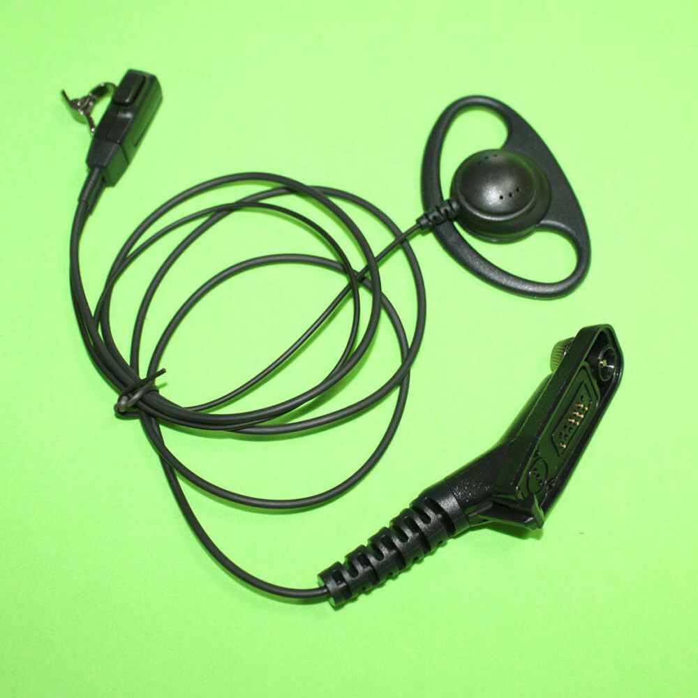 D Shape Headset Earpiece Mic for Motorola Radio XPR6300 XPR6500 XPR6550 ...