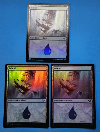 3x Island Basic Land Strixhaven SOM 2021 Mtg Magic Card Blue Mana 368 ...