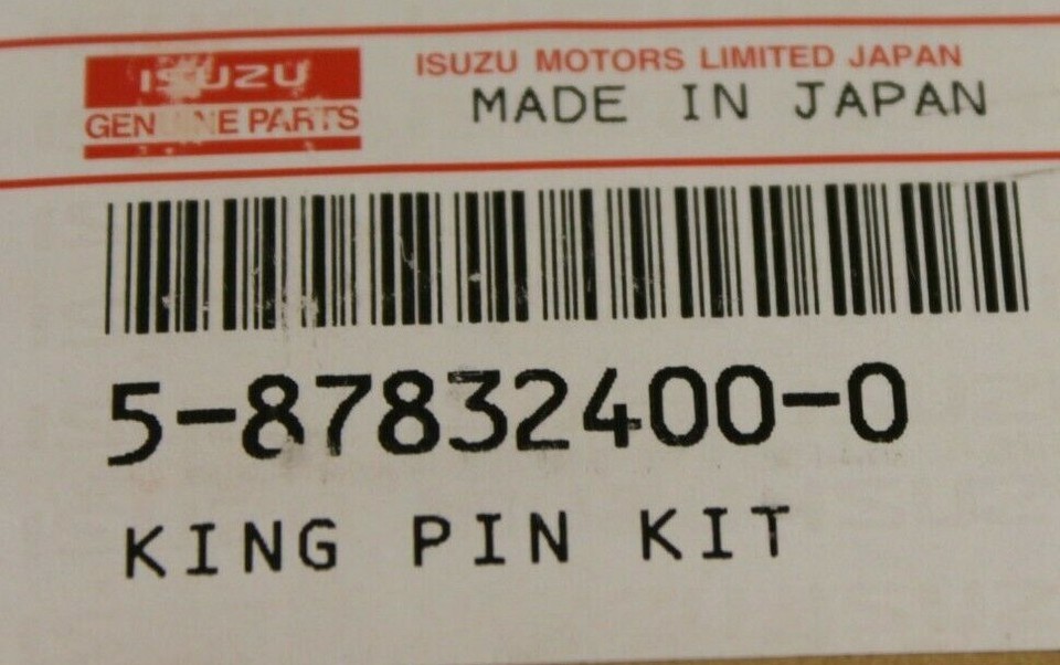 Genuine Isuzu King Pin Kit For NPR NPR-HD NQR NRR 4HK1 4HE1 4.8L, 5.2L ...