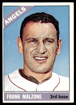 1966 Topps Frank Malzone California Angels #152 | eBay