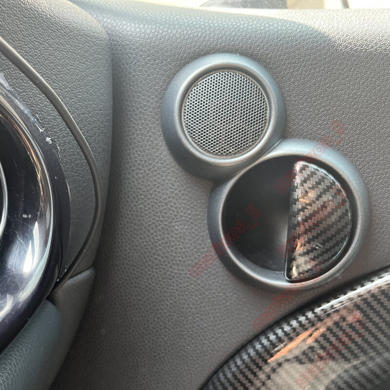 Carbon Style Interior Door Pull Handle Cover Trim for Mini R50 R52 R53 ...