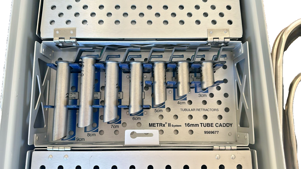 Complete sets: METRx II System 14, 16, 18mm W/ Caddy Microdisectomy ...