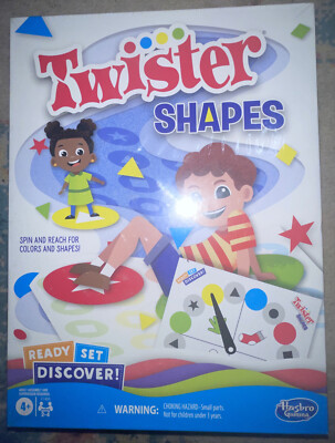 New & Sealed Hasbro Twister Shapes Game Ready, Set, Discover! Ages 4 ...