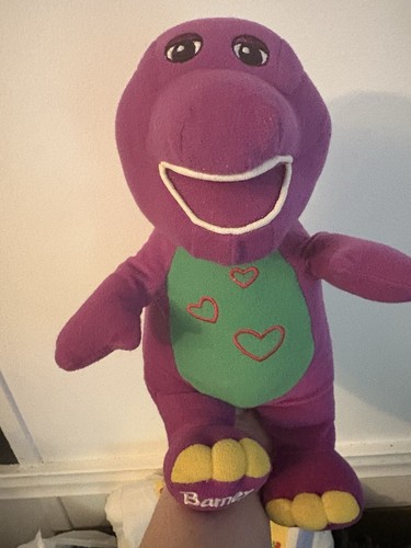 2003 Y2K Singing Light Up Barney The Dinosaur PBS - TESTED AND WORKS ...