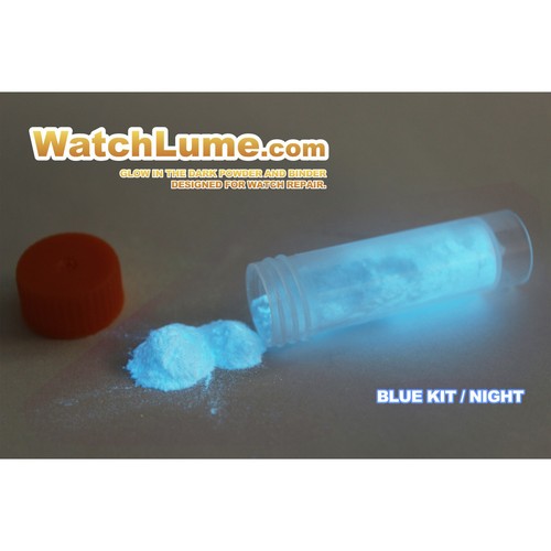 GLOW IN THE DARK WATCH PASTE KIT Stronger than Luminova Lume Dial ...