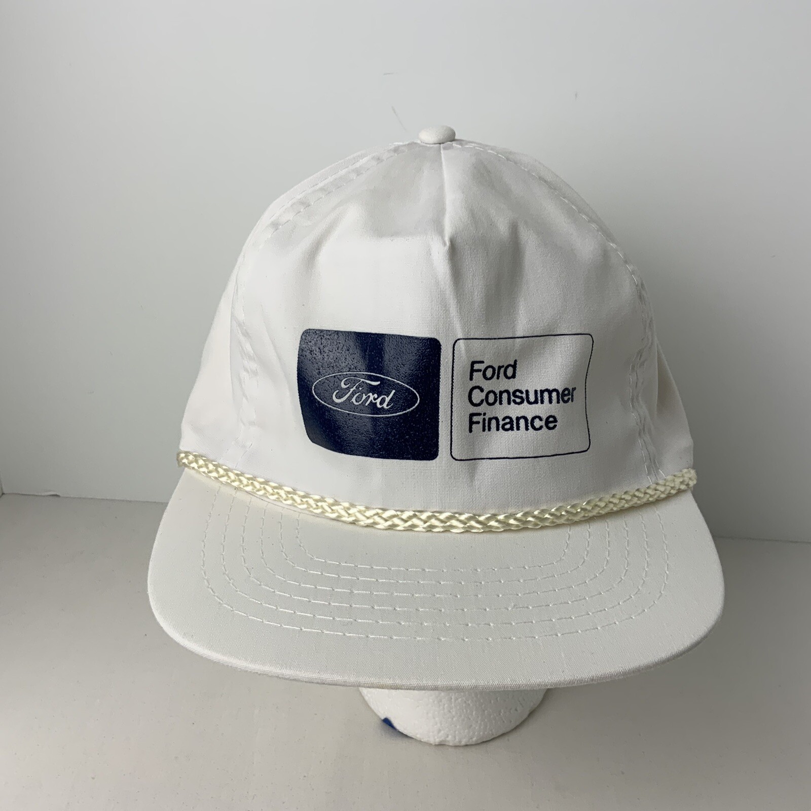 Ford Consumer Finance Logo VTG Truckers Hat Adjustable Cobra Caps One ...