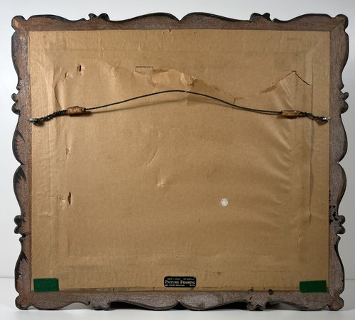 JUAN RIMSA BOLIVIA ABSTRACT EXPRESSIONIST JUNGLE LANDSCAPE ANTIQUE OIL ...