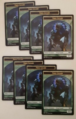 [8x] Frog Lizard Token (006/013) Ravnica Allegiance MTG Magic The ...