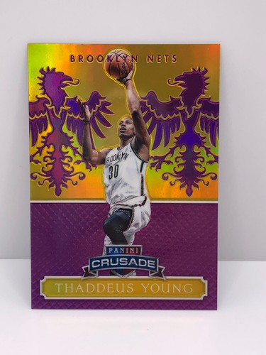 Thaddeus Young 2014-15 Panini Excalibur Crusade Purple Prizm Parallel #46/75 | eBay