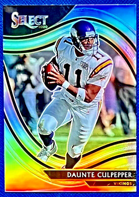 DAUNTE CULPEPPER 2020 Panini Select FIELD LEVEL Holo Silver Prizm #342 ...