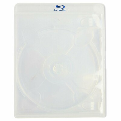 5 x AMARAY VORTEX Eco Lite Double 11mm Spine 3D Clear Bluray Holds 2 ...
