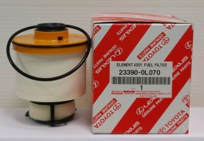 Genuine Toyota 2016+ Diesel Fuel Filter Element 23390-0L070 OEM USA ...