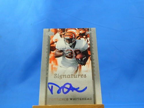 Terrence Whitehead Upper Deck Rookie Debut 2006 Signatures Rookie ...