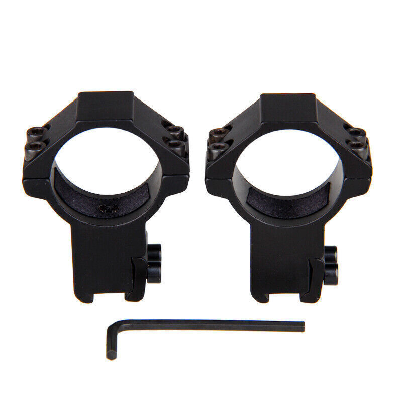 1 pair 30mm Scope Rings 3/8' Dovetail High .22 caliber Riflescope rings ...