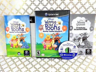 Winnie the Pooh's Rumbly Tumbly Adventure (GameCube, 2005)MINT Disc CIB ...
