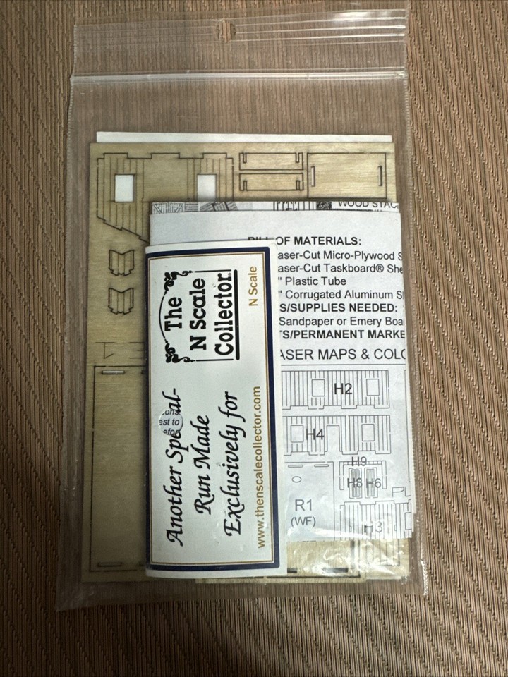 N SCALE ARCHITECT/N SCALE COLLECTOR NEW ENGLAND MAPLE SUGAR HOUSE LASER ...