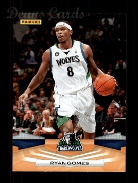 2009 Panini #217 Ryan Gomes Timberwolves Providence 8 - NM/MT | eBay