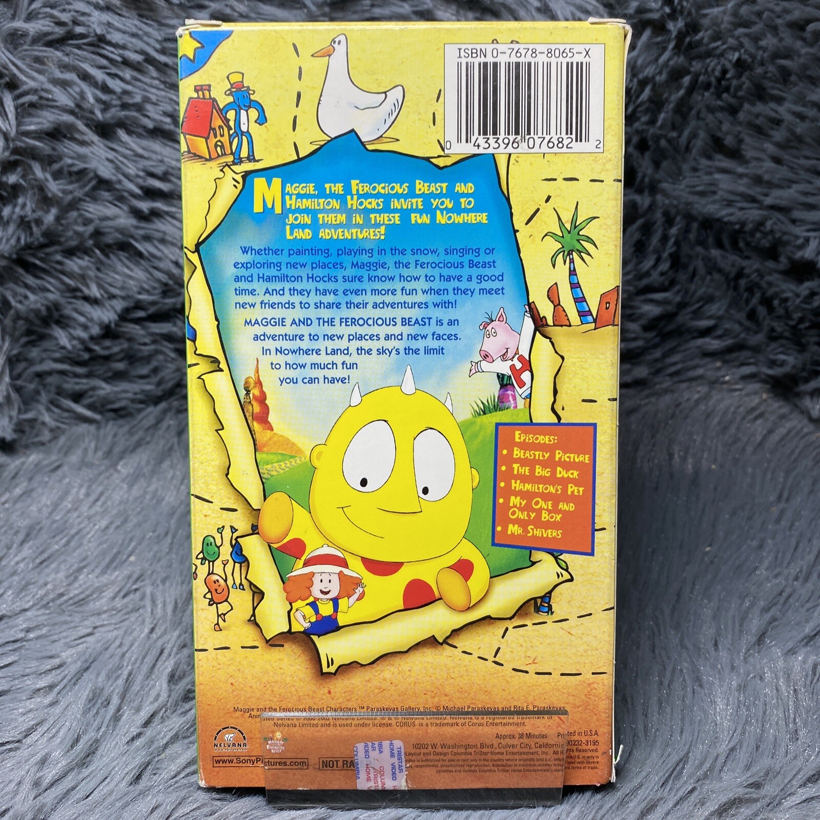 Maggie and the Ferocious Beast VHS Adventures in Nowhere Land 2002 ...