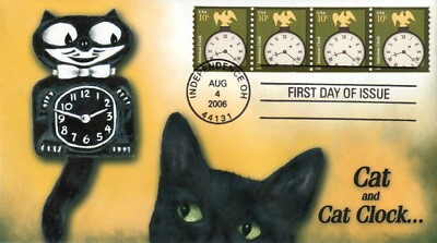 2006 American Clocks - "Cat & Cat Clock" - Hi-Density EmPrint Original ...