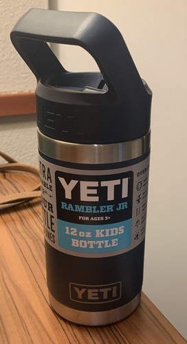 YETI Kids Rambler Jr. 12 oz. Bottle with Flip Sip Straw Lid New w/Tag ...