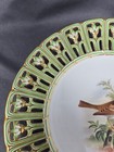 Minton Plate, Floral Reticulated Border Hand Painted Bird 9 1/4" | eBay