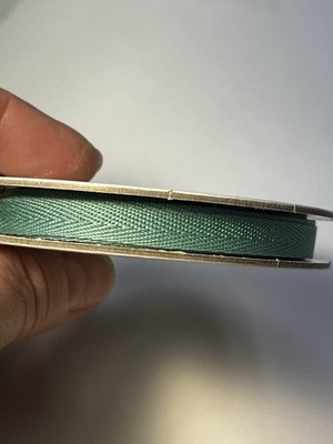 9-1/4” Yard 1/4” Just Jade Green Ribbon Opened Stampin Up 7412 | eBay