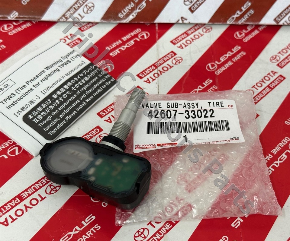 Genuine Toyota 42607-33022 Valve Sub-Assy Tire Pressure Monitor ...