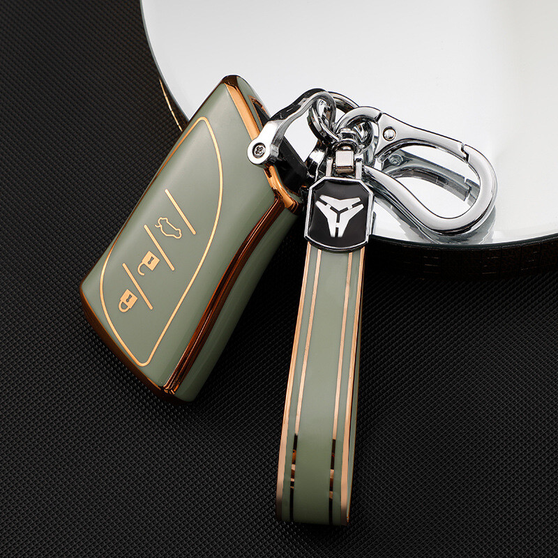 3 Button Smart Remote Key Case Fob Cover For Lexus ES IS UX NX LC500 ...