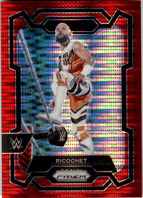 2024 Panini Prizm WWE - Ricochet #161 Red Pulsar Prizm /399 for sale ...