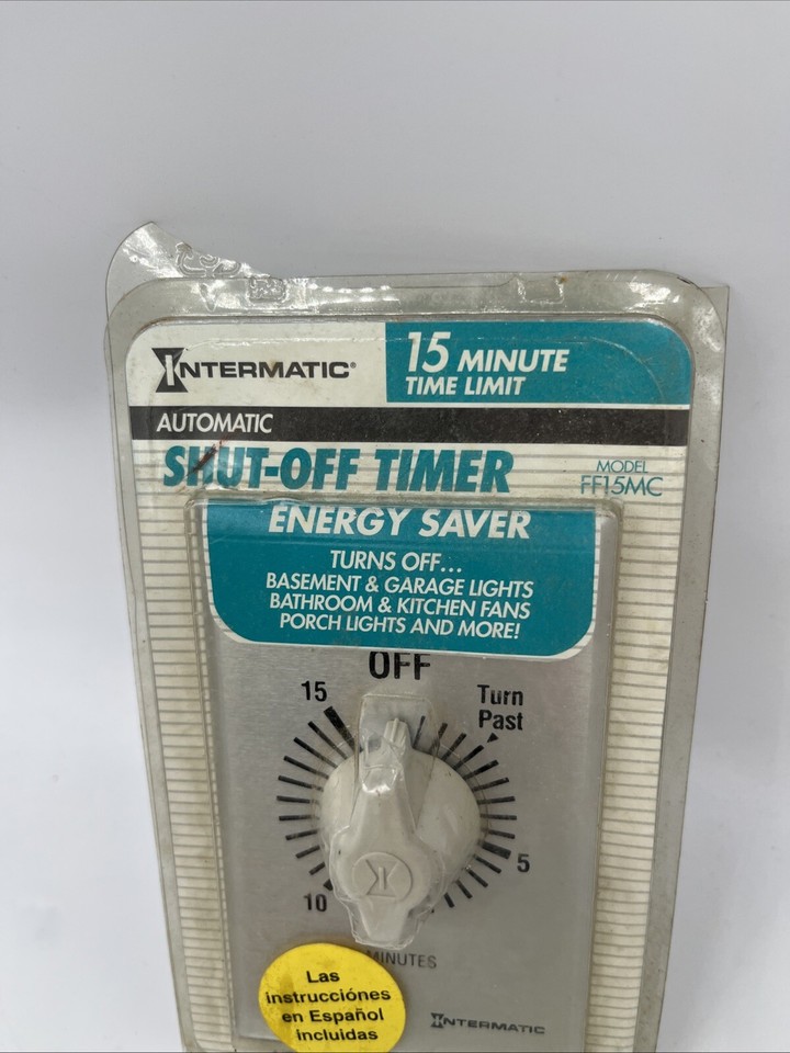 Intermatic Spring Wound 15 Minute Blower Timer, FF15M (FF15MC) Twist ...