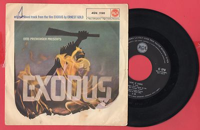 EXODUS Original Sound track - RCA 45N 1198 - ITALY - OTTIMO | eBay
