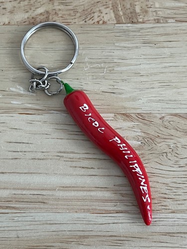 Vintage Philippines Hot Pepper Travel Souvenir Keychain Key Chain FOB ...