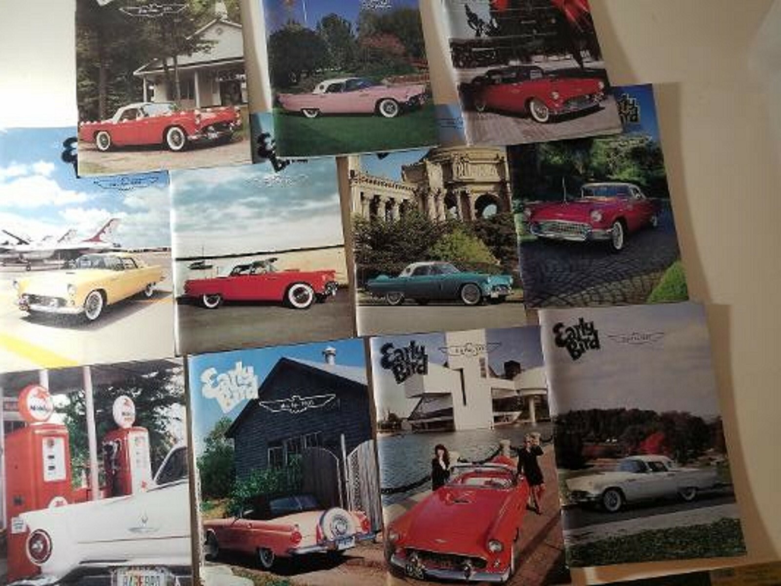 Vintage EARLY BIRD Magazine Lot Of 11 1990's T-Bird Thunderbird Car ...