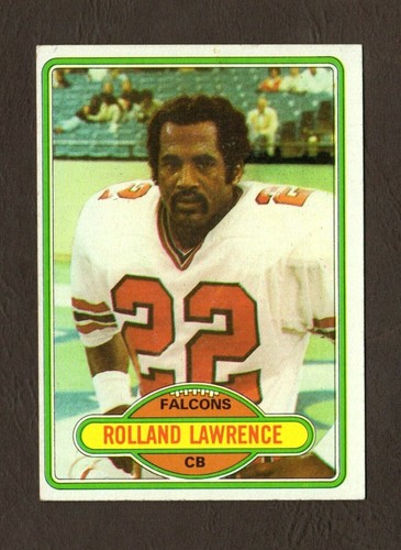 1980 Topps Football Card #37 Rolland Lawrence - Atlanta Falcons | eBay