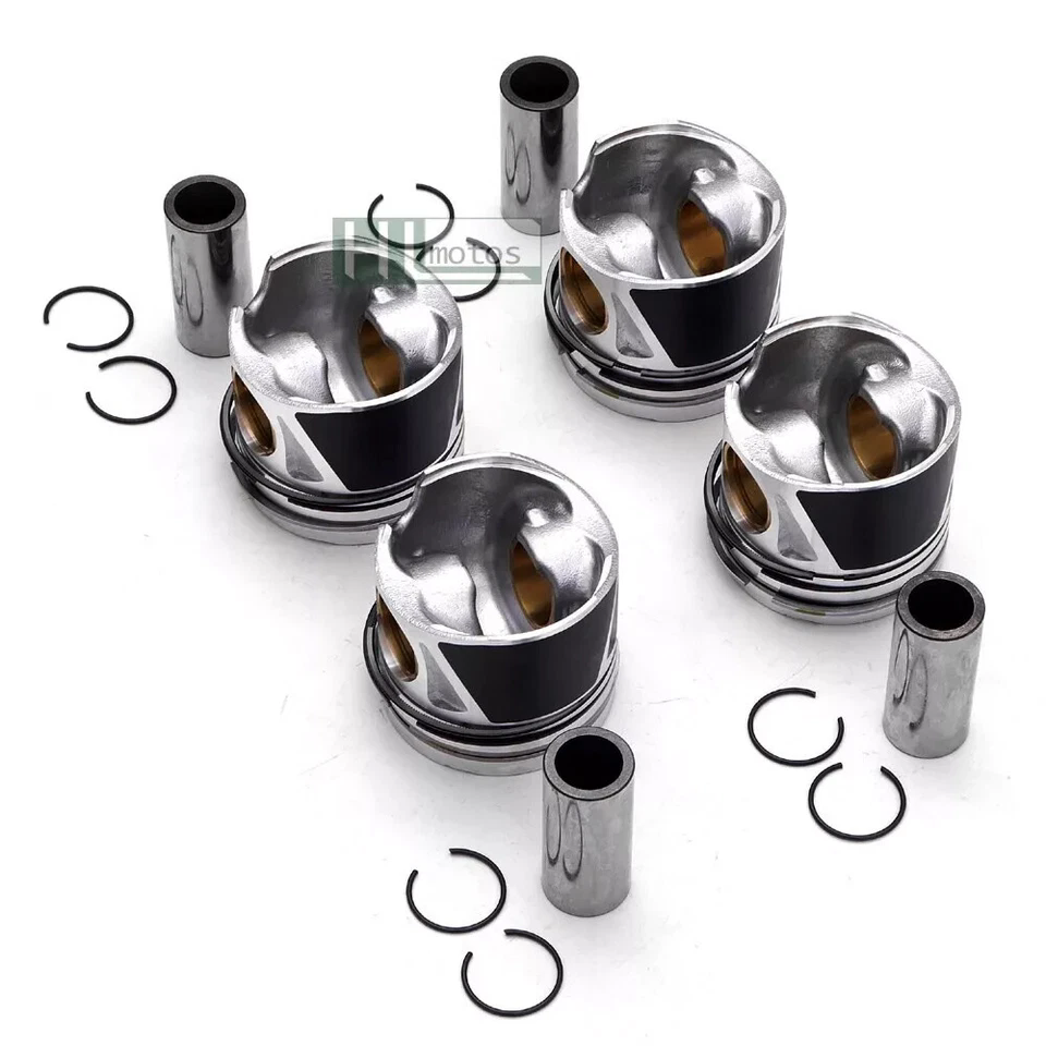 4x Piston Set STD For Mercedes-Benz W205 C220 W204 CDI Sprinter Vito ...