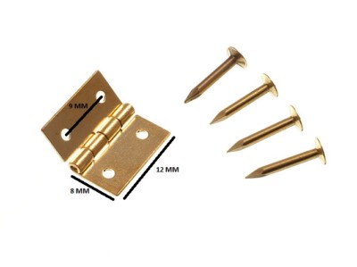Mini Hinges For Jewelry Boxes + Pins Brass 13mm ( 100 Pairs ) | eBay UK