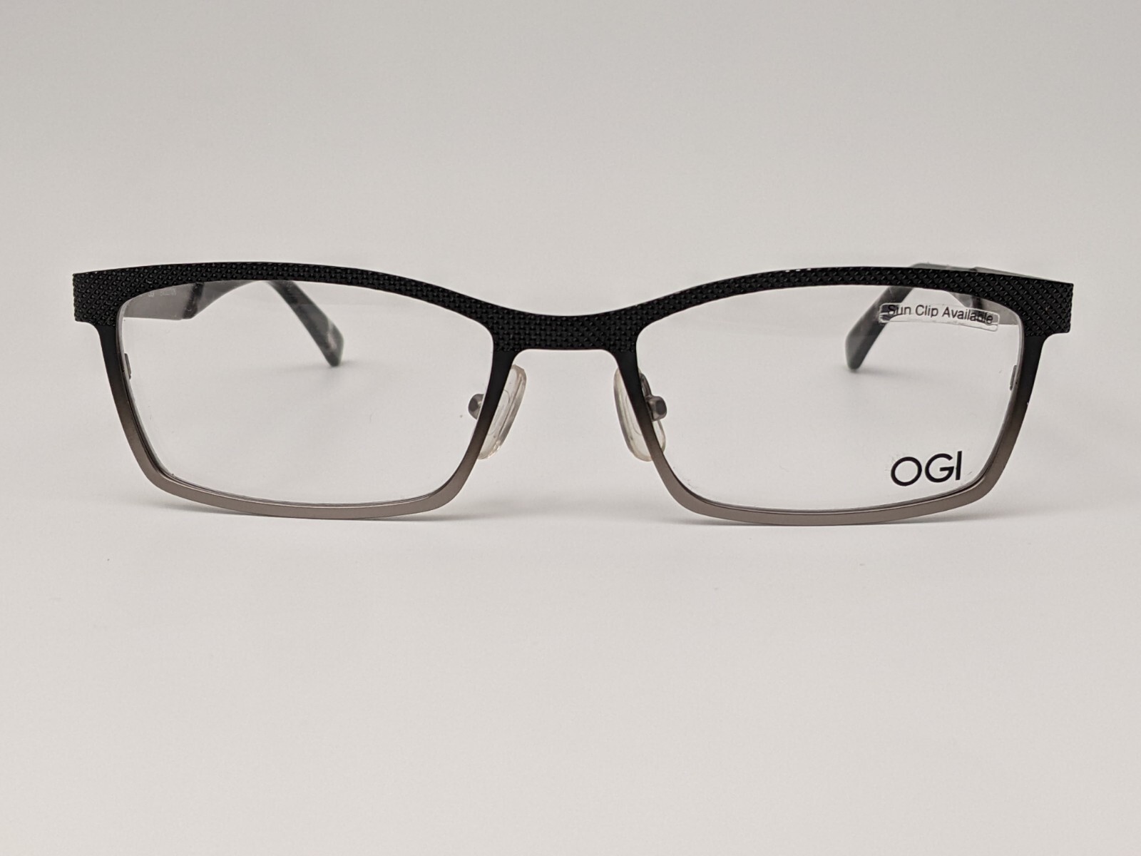 OGI Evolution 4508 1648 Rectangle Eyeglasses Frames: Black & Silver ...