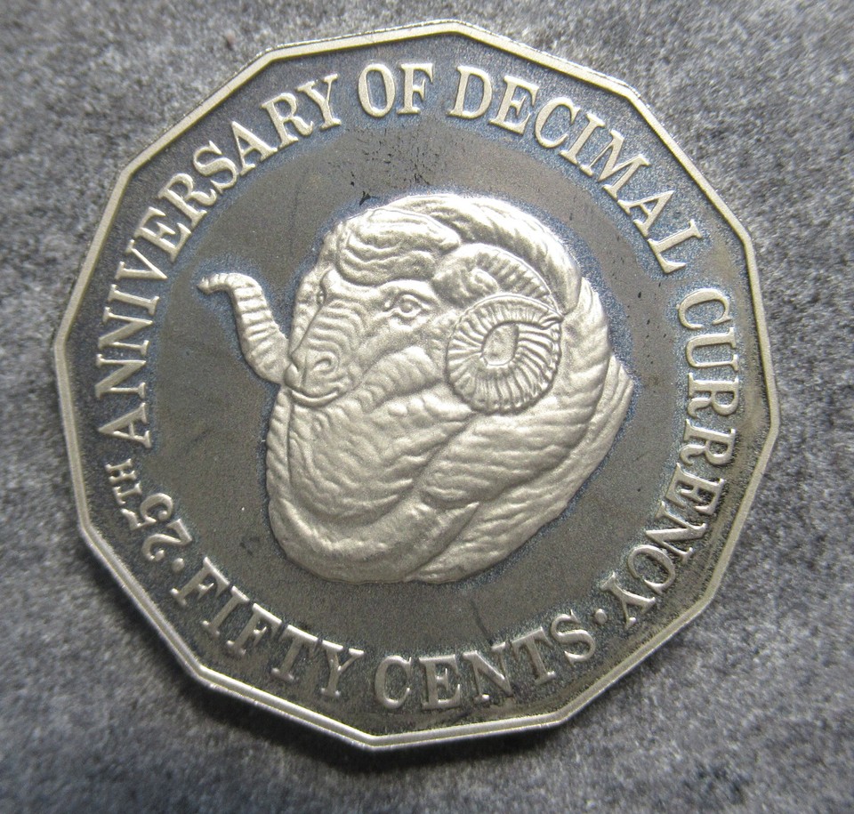 Australia 1991 Rams Head 50 Cent Proof Coin - ex Set | eBay