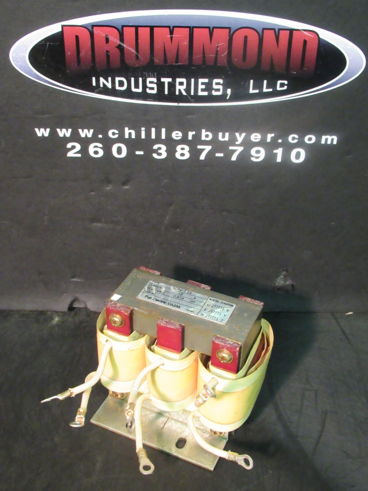 FUJI ELECTRIC ACR4-7.5A REACTOR / CHOKE 18 AMPS 0.814 mH REACTANCE | eBay