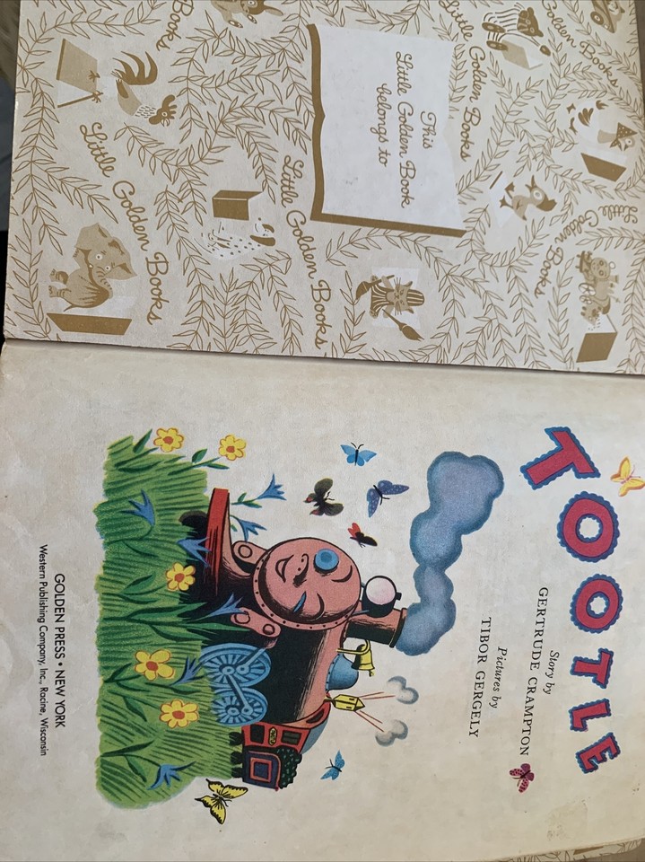 Vintage Tootle a Little Golden Book 1945 / 1973 Children’s Free ...